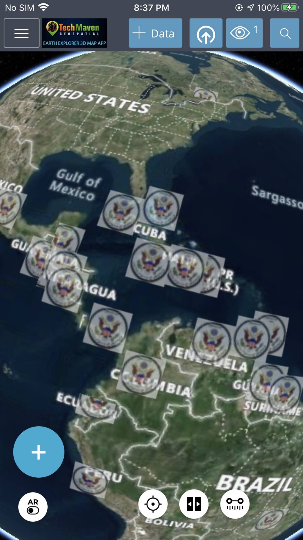 Web Map Service (WMS) | Earth Explorer 3D Map App